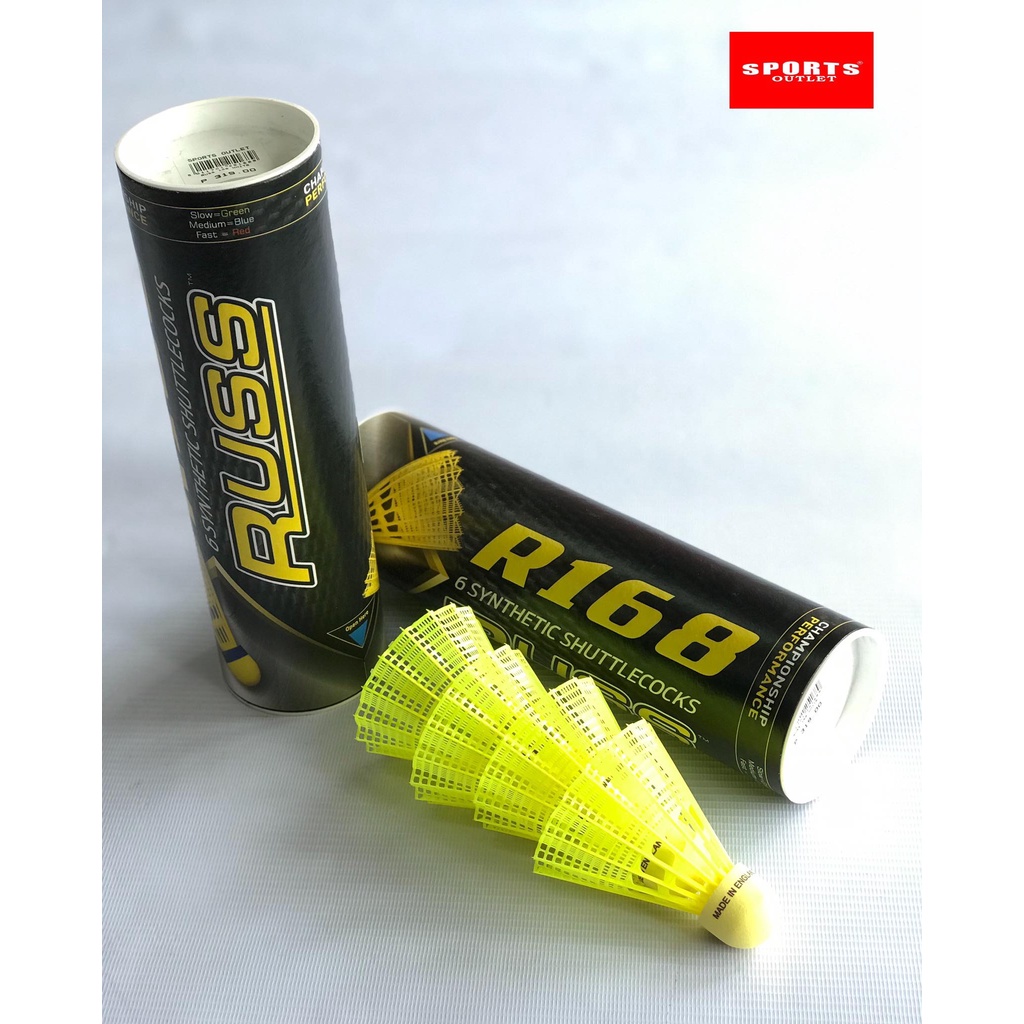 Badminton Shuttlecock Synthetic Russ 168 (1PC) | Shopee Philippines