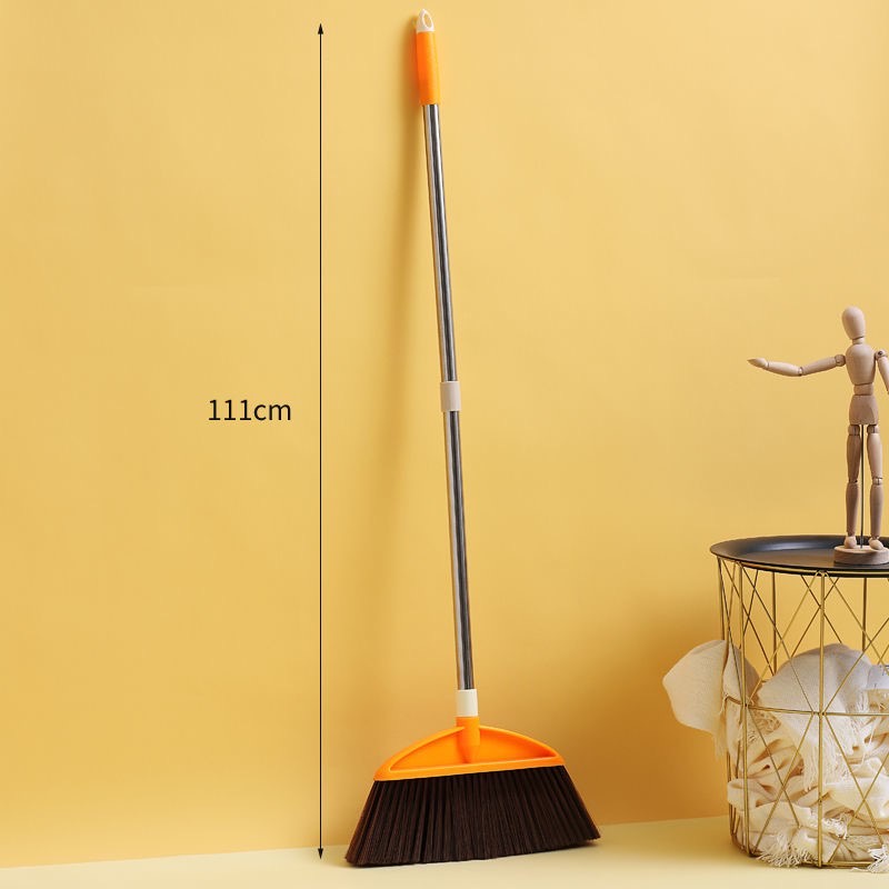 Aesthetic Morandi Household Broom Stainless Steel Body Handle Wiper ...