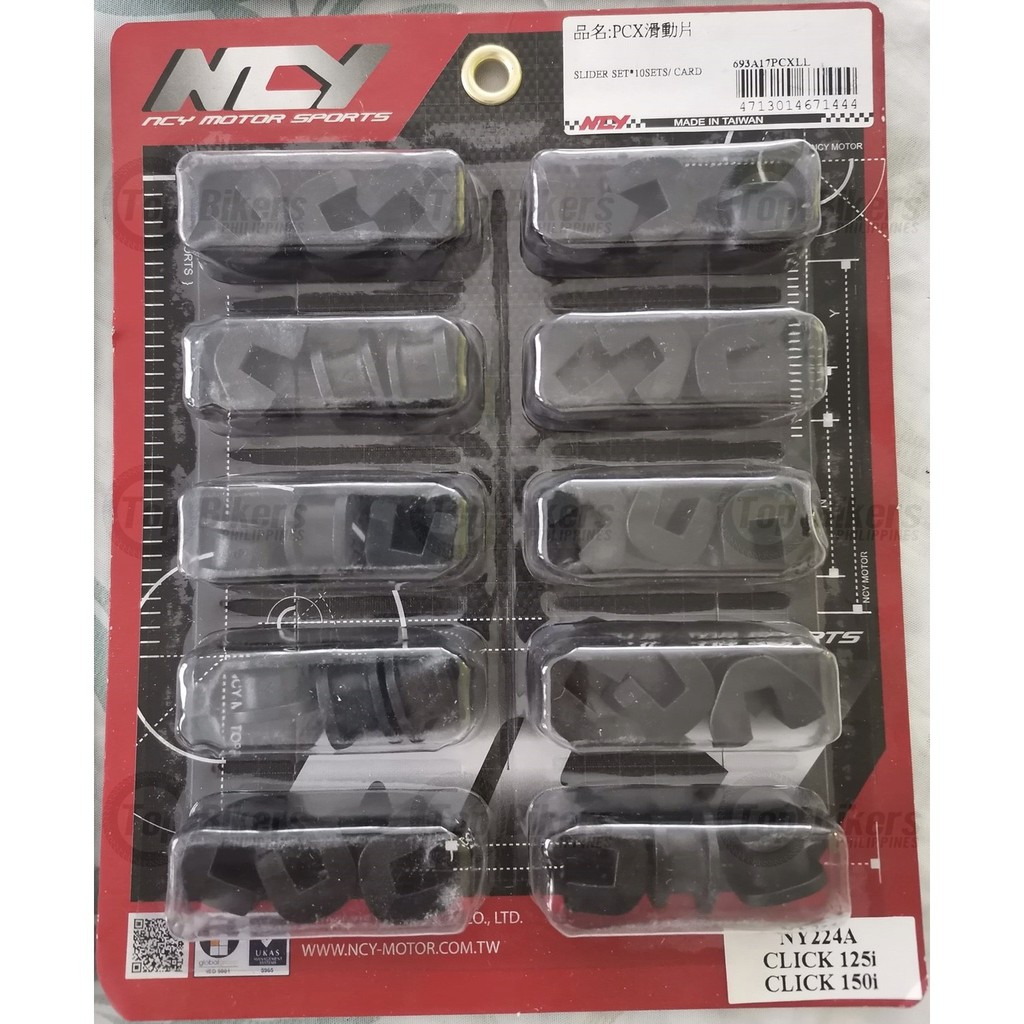 NCY Slide Piece / Sliders Set (3 Pieces) Honda Click 125, Click 150 ...