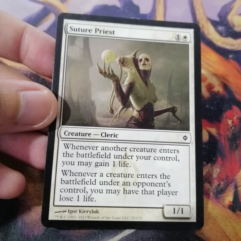 1 light play Suture priest NPH new phyrexia magic White common | Shopee ...