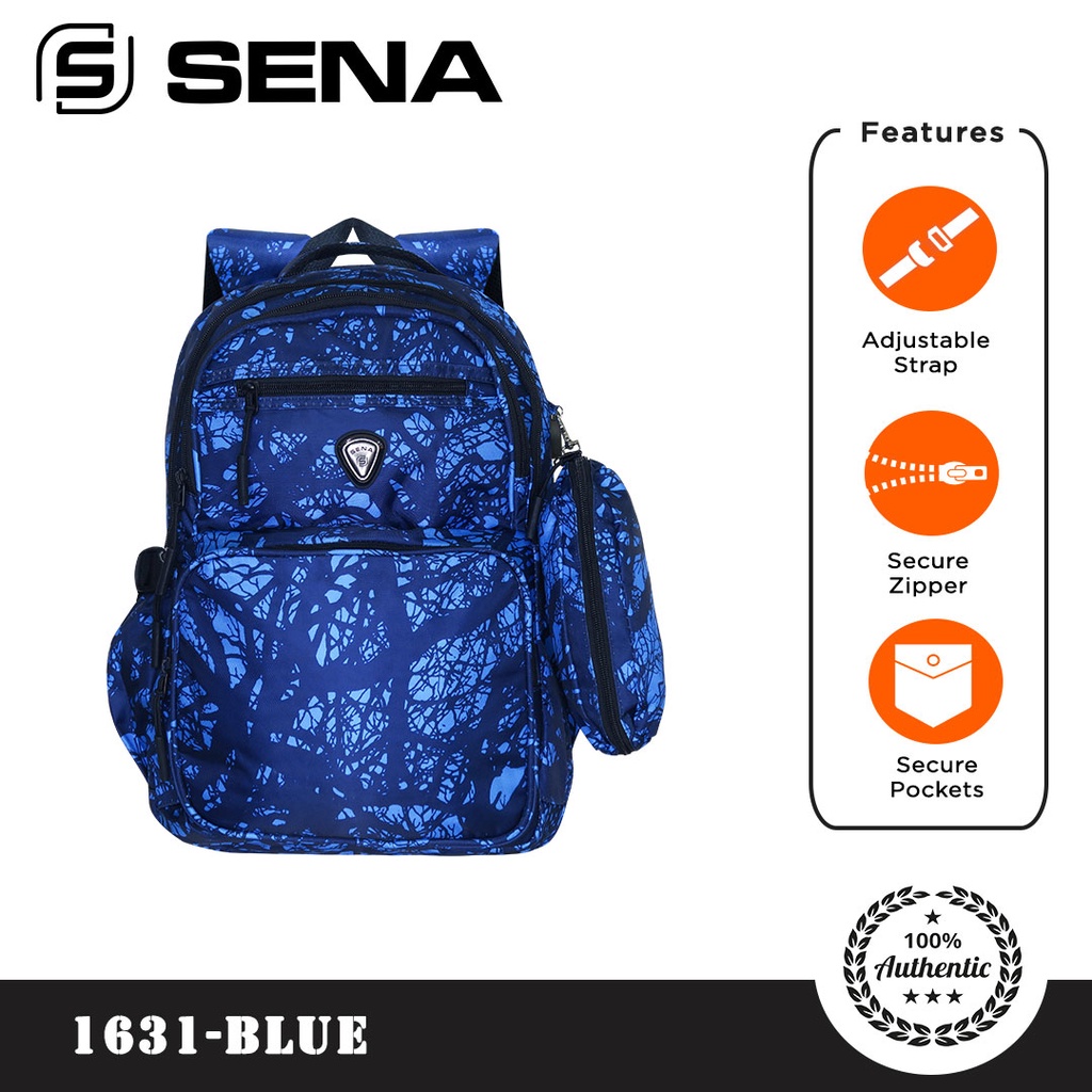 SENA-1631 Backpack Printed | Shopee Philippines