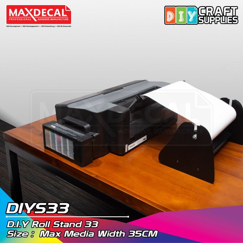 Maxdecal DIY Sticker Roll Holder/Paper Roll Holder/DTF PET Holder [41cm ...