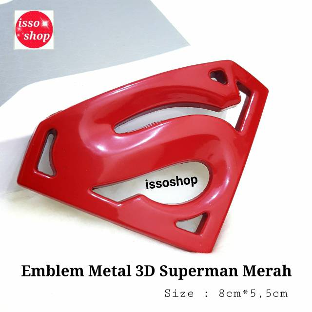 3D Superman Emblem Sticker Emblem Superman Emblem | Shopee Philippines