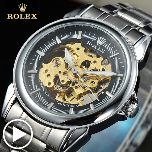 NEW Rolex Luxury Mens Business Full Automatic Mechanical Watch with ...
