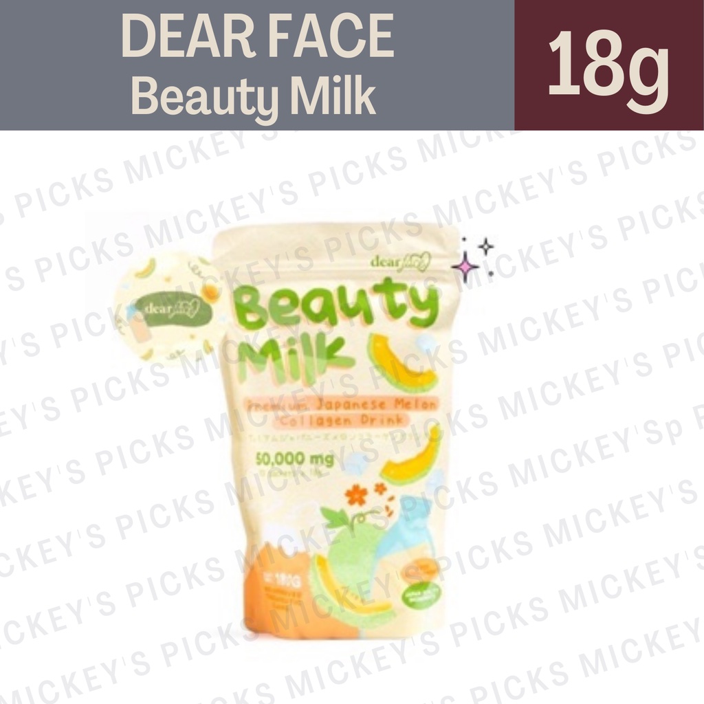 Beauty Milk by Dear Face | Premium Japanese Melon Collagen Drink 10 ...