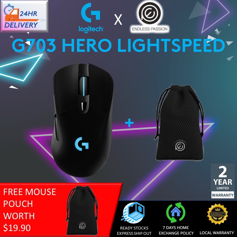 Logitech G703 Hero Wireless Gaming Mouse | Shopee Philippines