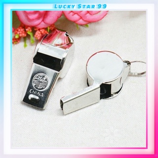 12pcs/box Metal Safety Whistle Emergency Whistle Sports Classic Whistle ...