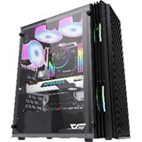 DarkFlash BF3 Tempered Glass Side Panel Atx Gaming Case | Shopee ...