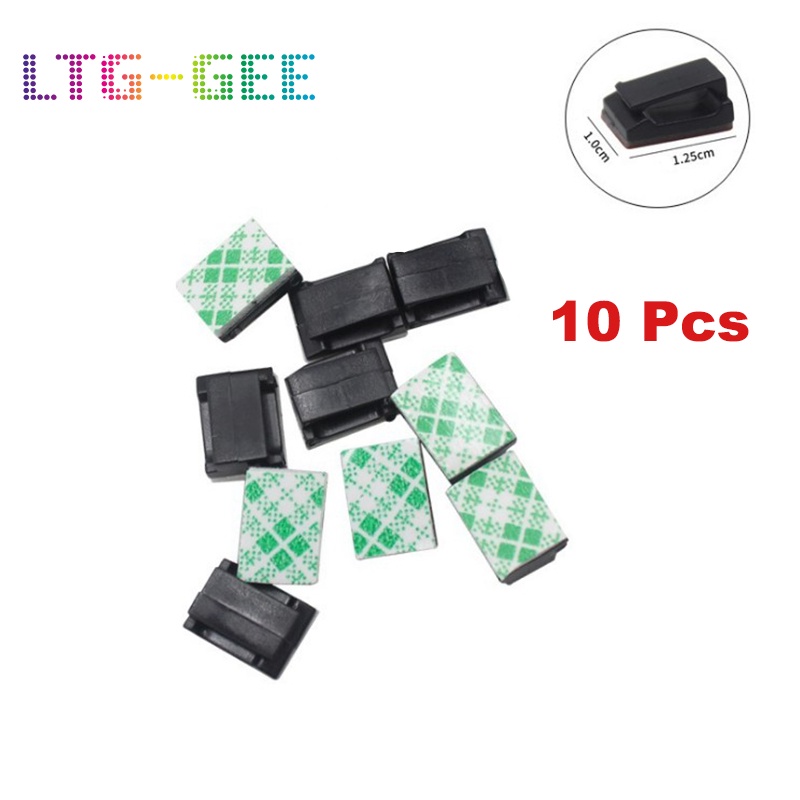 10pcs Sticky Wiring Buckle Car Wire Finishing Cable Clip for Car ...