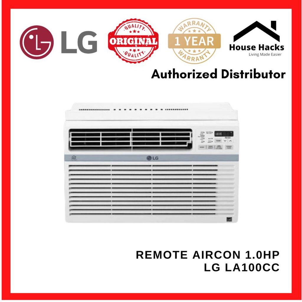 LG LA100CC Remote Aircon 1.0HP (House Hacks) | Shopee Philippines