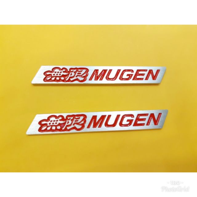 mugen Logo On Spoiler Red 1 Person | Shopee Philippines