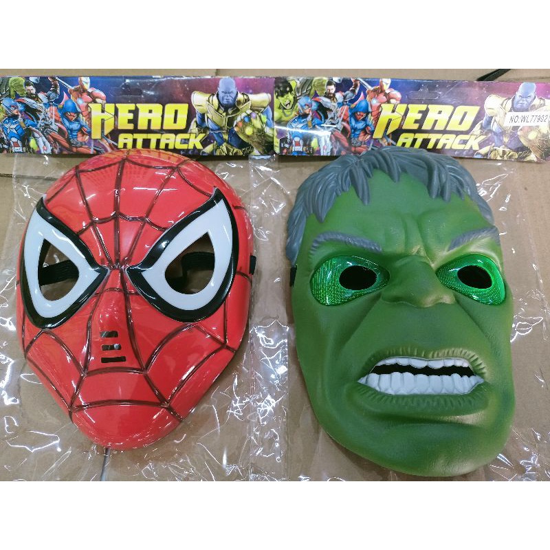 TOY MASKARA SUPER HERO WITH LIGHTS | Shopee Philippines
