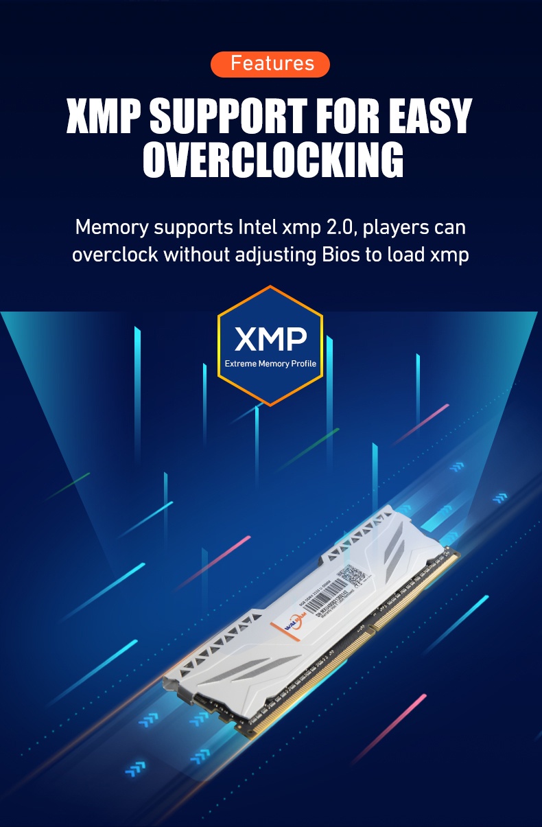 WALRAM DDR3 DDR4 4GB 8GB 16GB Memoria Ram 1333 1600 1866 2400 2666 ...