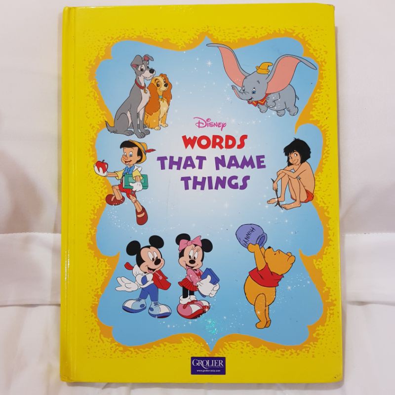 Preloved Grolier Disney Words That Name Things | Shopee Philippines