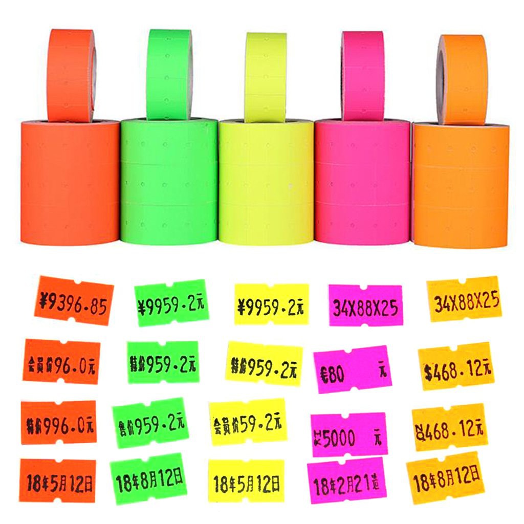 1-Rolls Price Tag Sticker Pricing Price Tagger Stickers Gun Labels ...