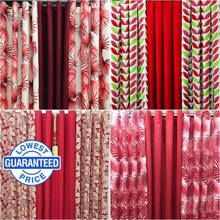 MM 3in1 Set Elegant Ring Curtain For Window Door Home Room Kurtina ...