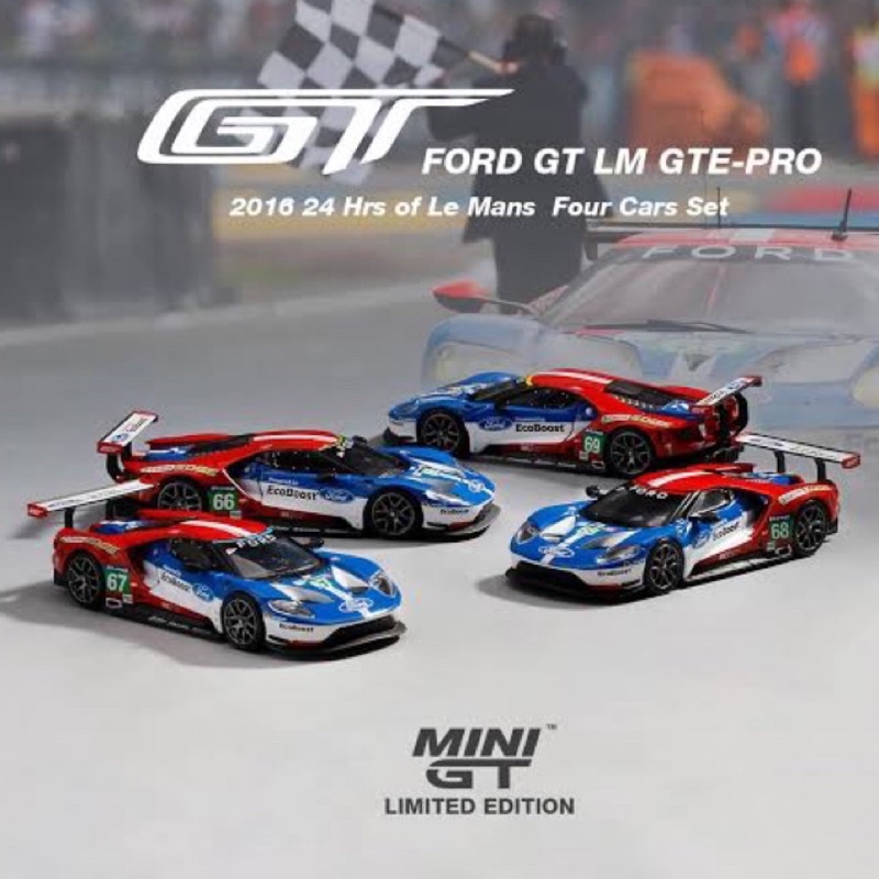 Minigt Mini GT - Ford GT LMGTE PRO 2016 24 Hrs of Le Mans Class Winner ...