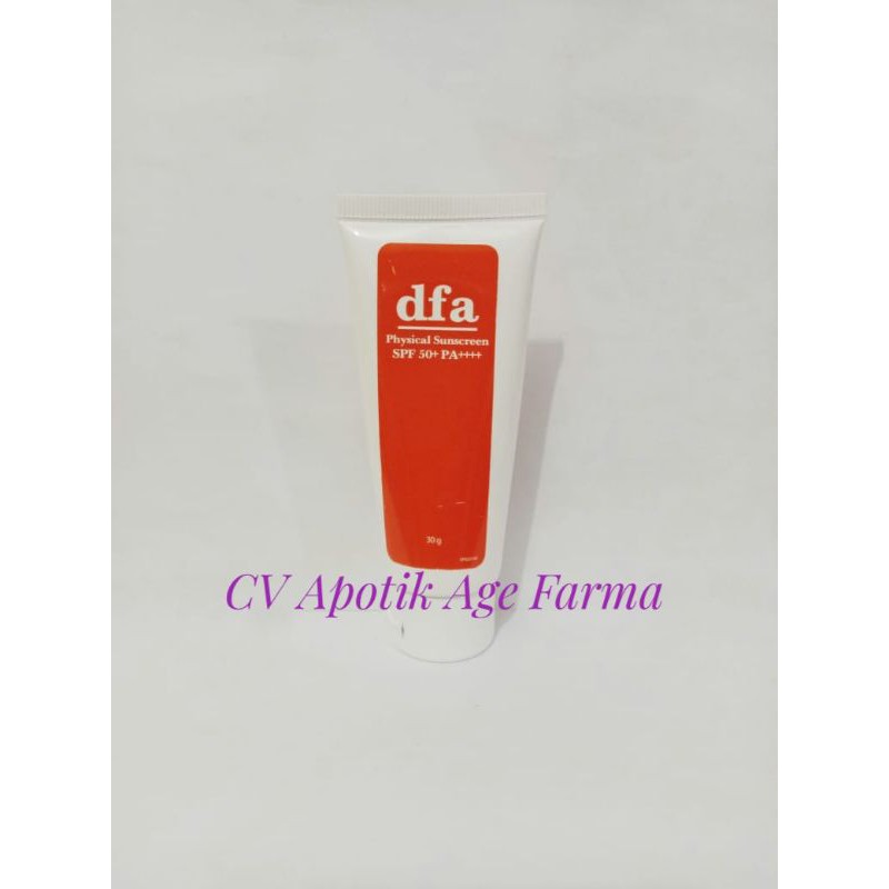 DFA Physical Sunscreen SPF50+ PA++++ White 30g (DFA) | Shopee Philippines