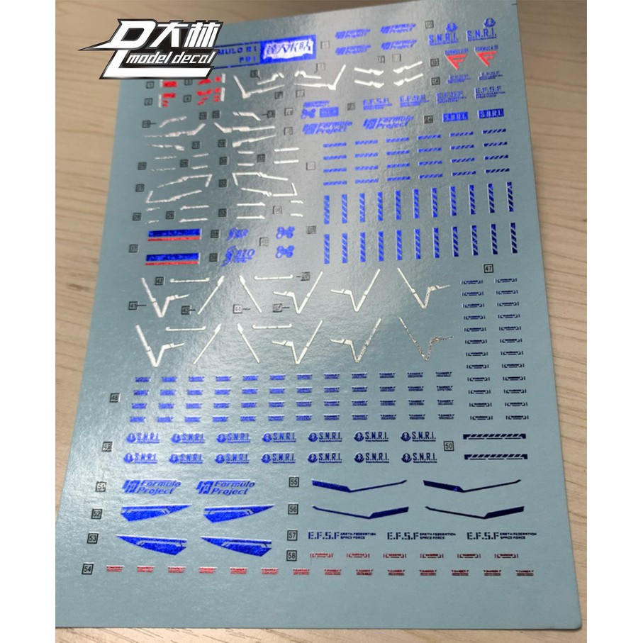 UC60 8821 F91 Metallic + Base Water Slide Decal from D.L | Shopee ...