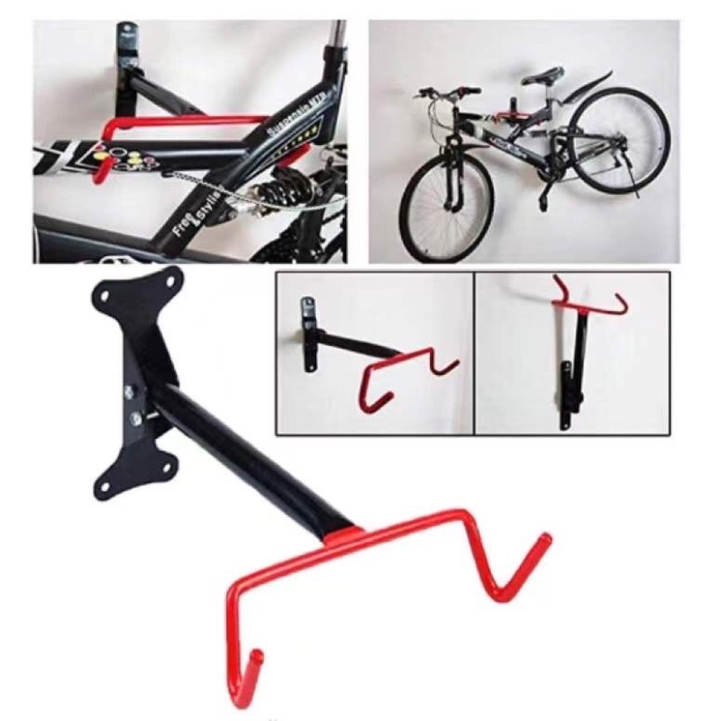 Bike wall rack wall mount MTB Road Bike Rack Heavy duty Bike Wall ...
