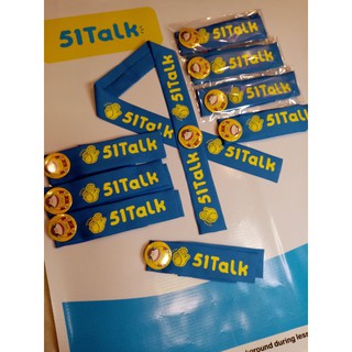 51TALK LANYARD WITH BUTTON PIN | Shopee Philippines