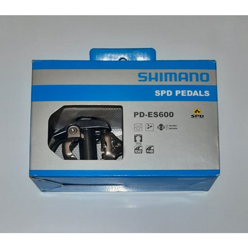 SHIMANO PD ES600 SPD Road MTB Cleat Pedals with SH51 Attachment ...