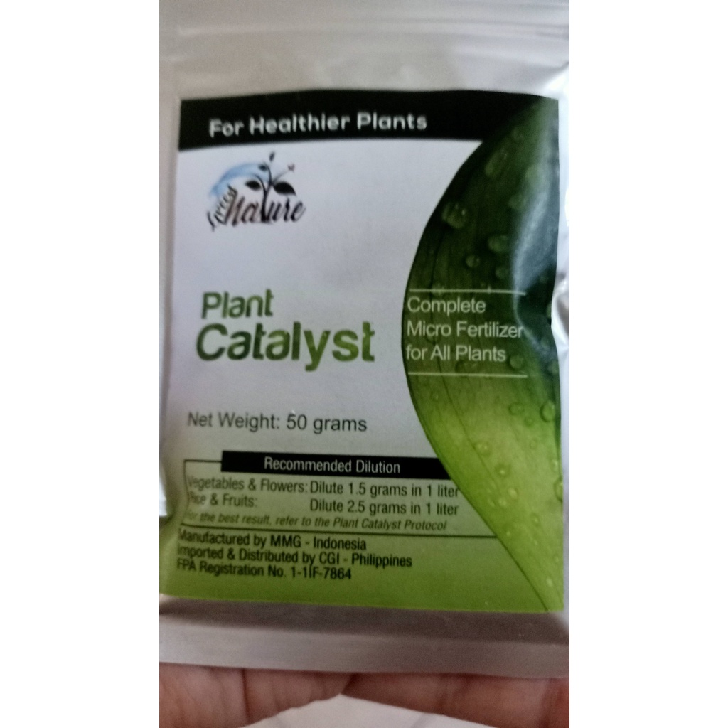 Green Nature micro fertilizer Plant Catalyst 100 grams pack | Shopee ...
