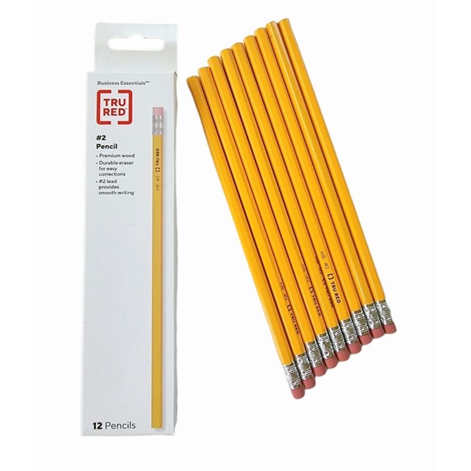 School Supplies Tru Red #2 Pencil (12 cts) | Shopee Philippines