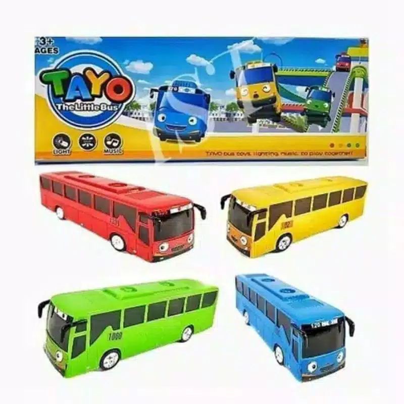 MESIN Tayo Mobile Kids Toys Tayo Long Bus Machine | Shopee Philippines