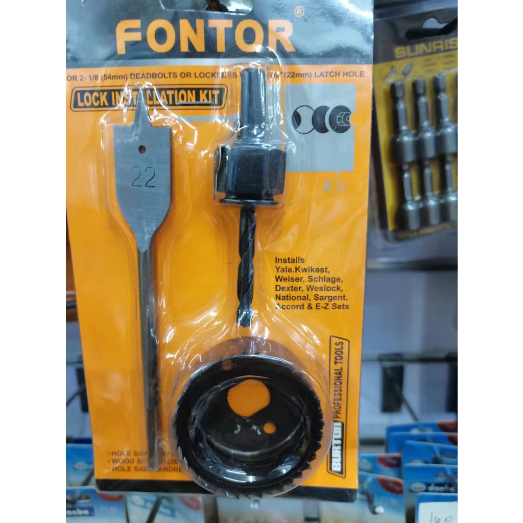 Door handle hole saw store