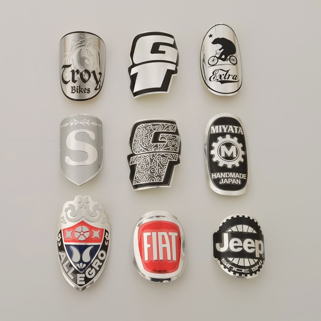 Bicycle badges GT bike badges miyata metal badges made of aluminum ...