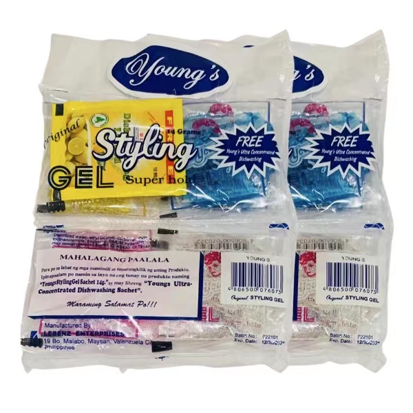 Young"s Styling Gel 14 Grams 12's | Shopee Philippines