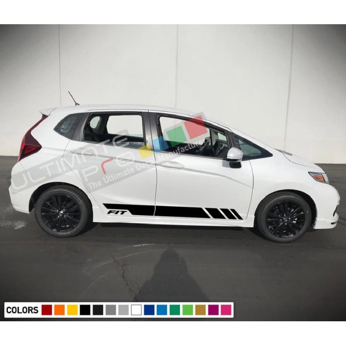 Cool honda fit jazz side body car stickers | Shopee Philippines