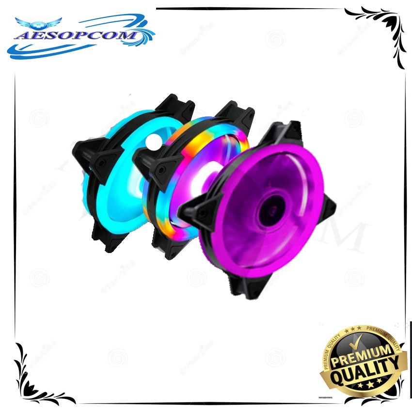 CPU Cooling Fan Radiators Ultra Silent 120mm Led Light multi Color ...