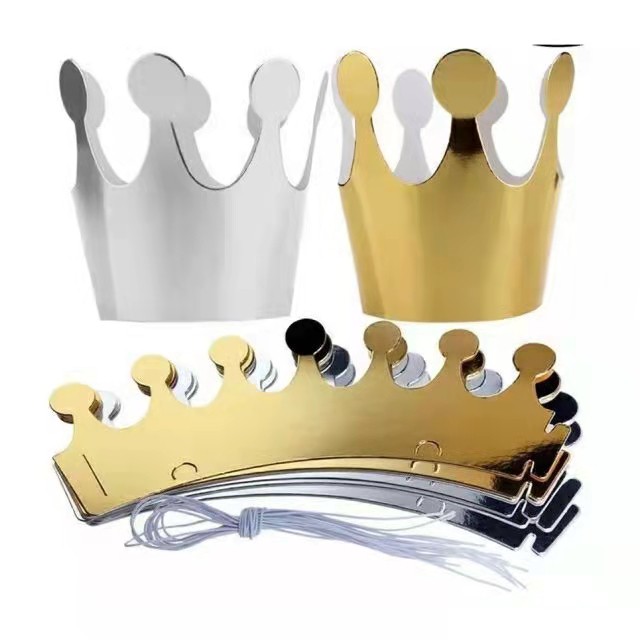 KES 10pcs birthday party paper crown hats for kids COD | Shopee Philippines