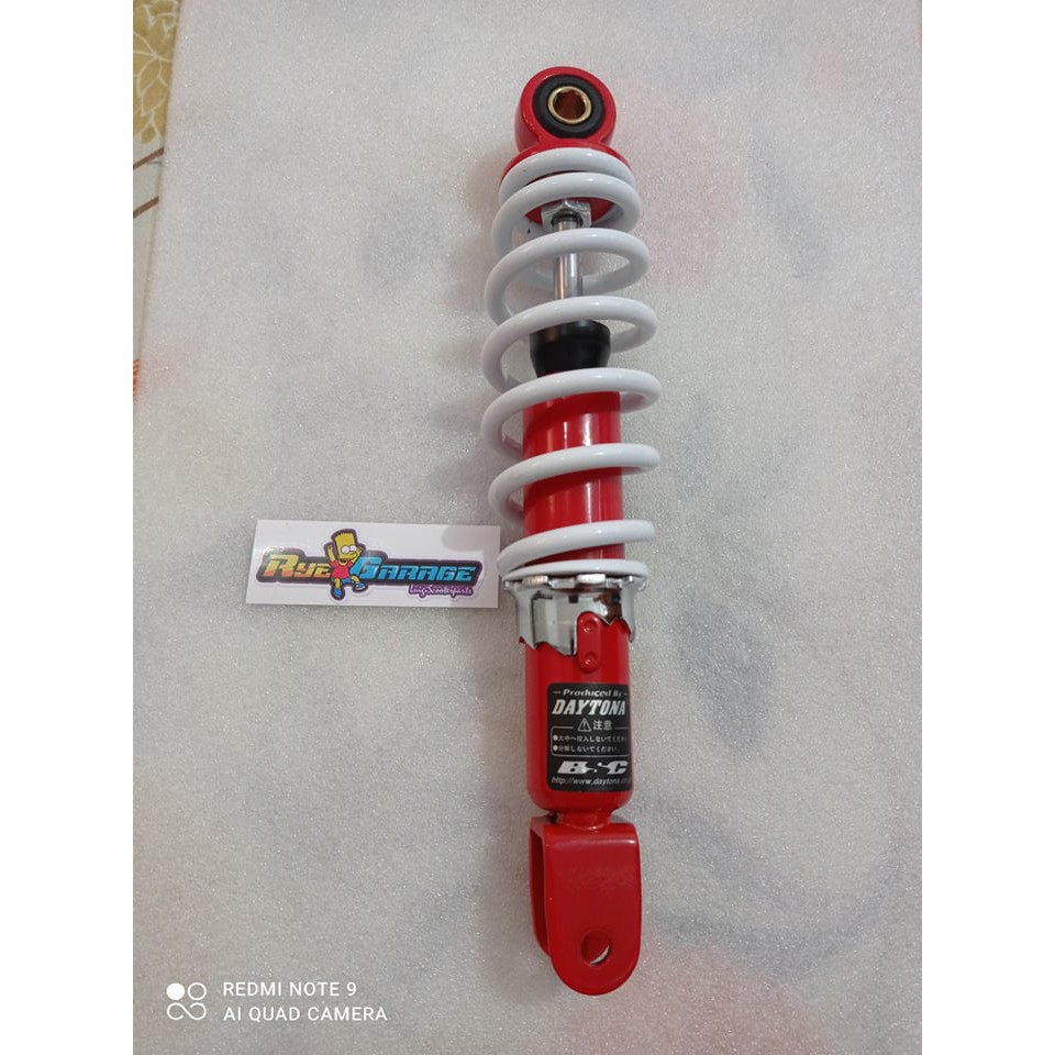 Honda Dio 123&G / Giorno / Julio / Yamaha Jog Rear Shock Daytona Brand 265mm | Shopee Philippines