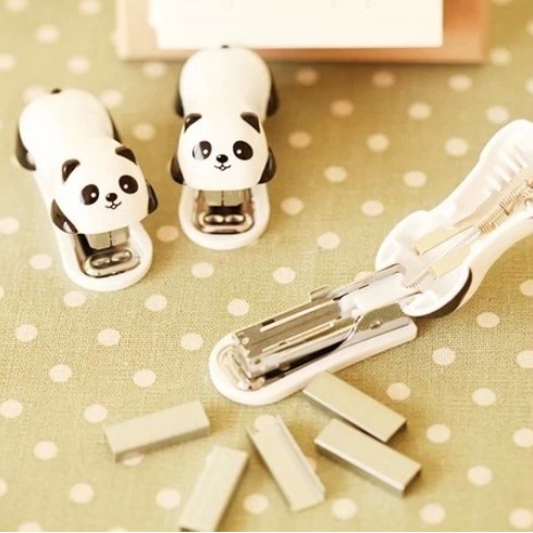 Deli Mini panda stapler | Shopee Philippines