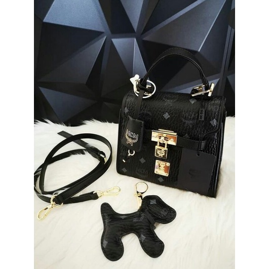 Black bag by mcm**** | Shopee Philippines