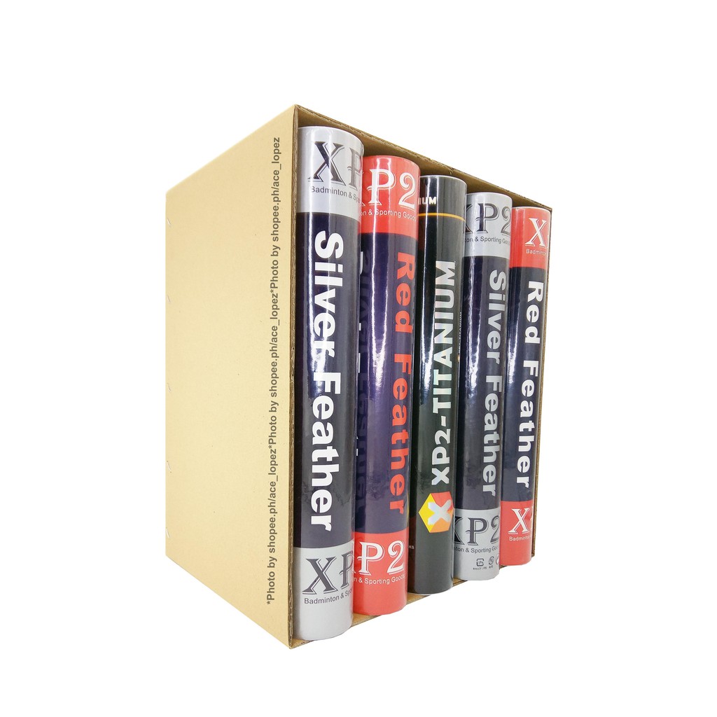 Xp2 Shuttlecock 10 Tubes - Wholesale - Red, Silver, Titanium _ALS2127 ...