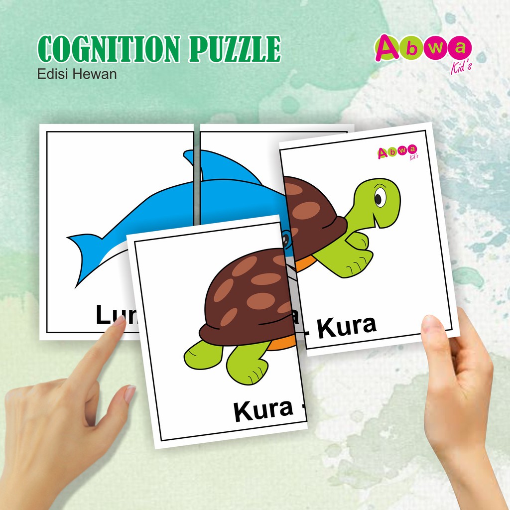 Cognition Puzzle Animals, Animal Puzzle Cards, Flash Cards Worksheet ...
