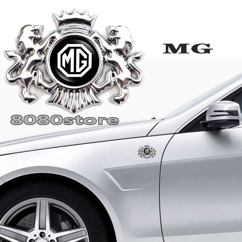 Modified Lion Car Window Metal Sticker Auto Body Side Decorative Badge ...