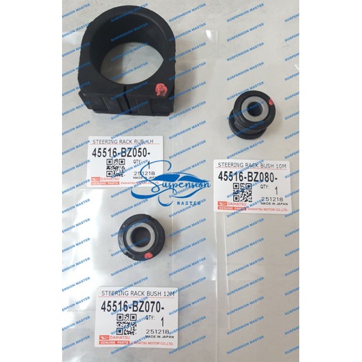 RUBBER - 3 IN 1 SET - STEERING RACK CUSION RUBBER & STEERING RACK BUSH ...