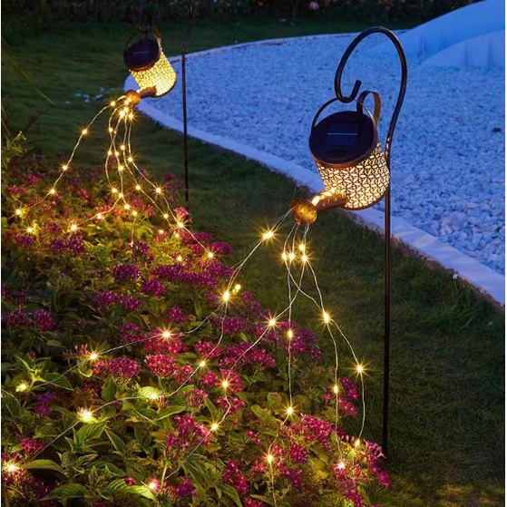 Decorative Solar Kettle Art Lamp Garden Decoration Lights Waterproof ...