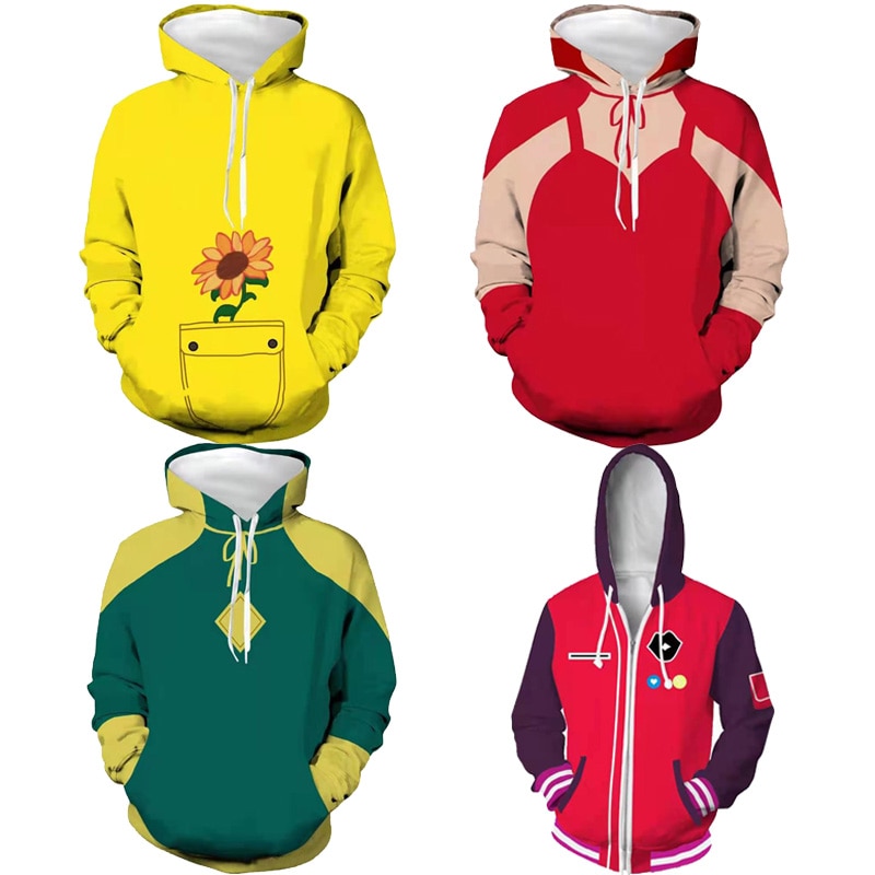 2021 Wonder Egg Priority Cosplay Hoodies Ohto Ai Costumes Kawai Rika ...