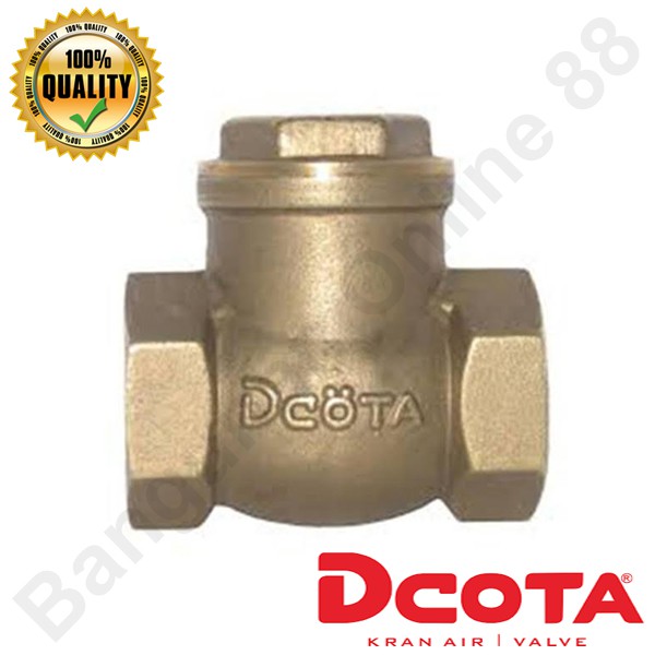 Dcota 2" inch Swing Check Valve Brass Stop Valve | Shopee Philippines
