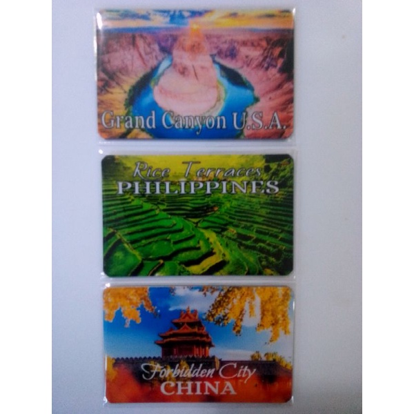 Wonders of the World Ref Magnet - Personalized (ATM Size) for ...