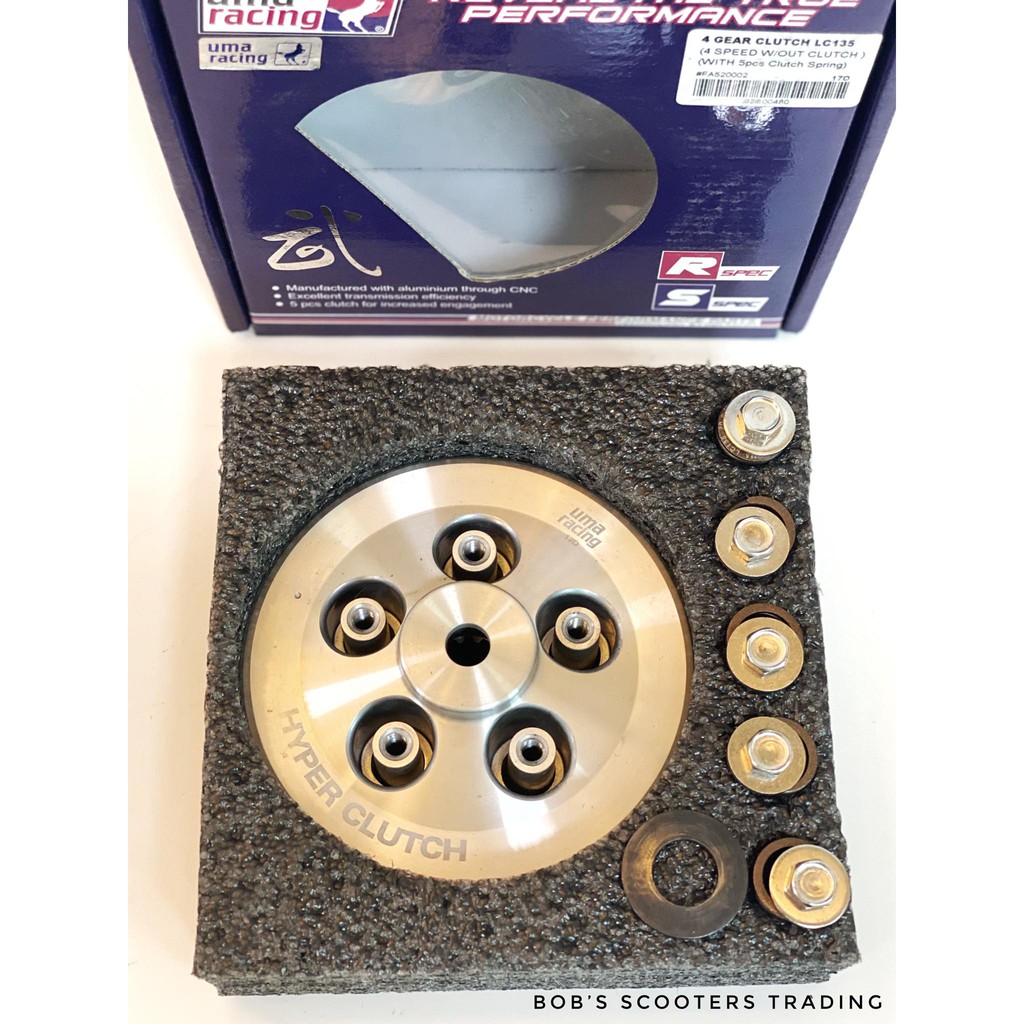 UMA Racing 4-Gear Clutch Sniper 135-AC with 5pcs Clutch Spring (AUTO ...