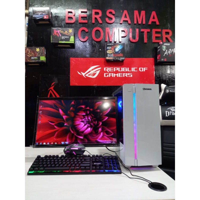 Pc gaming editing core i7 860 Ram 8gb vga 4gb ddr 5 monitor 24 in curve full set | Shopee ...