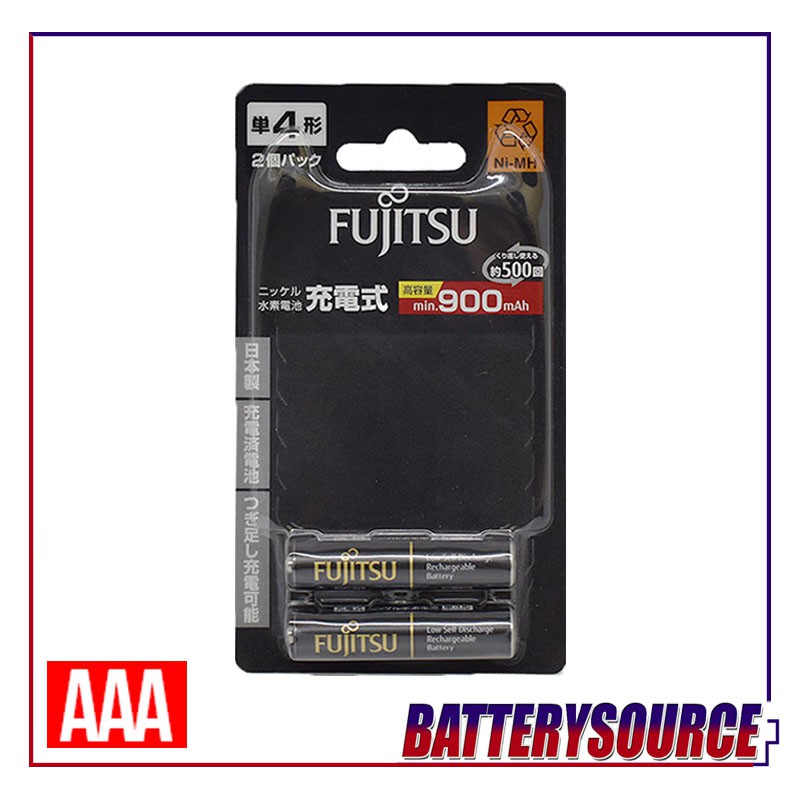 Fujitsu Rechargeable AAA Japanese Version 900mAh R03 R-03 HR03 HR-03 ...