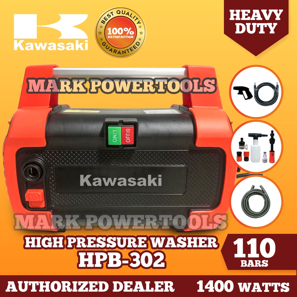 KAWASAKI Pressure Washer 1400W HEAVY DUTY | Shopee Philippines